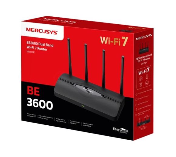 Mercusys - LAN Router Mercusys MR27BE WiFi/BE3600/2x1G/2x2,5G/3568Mb/s