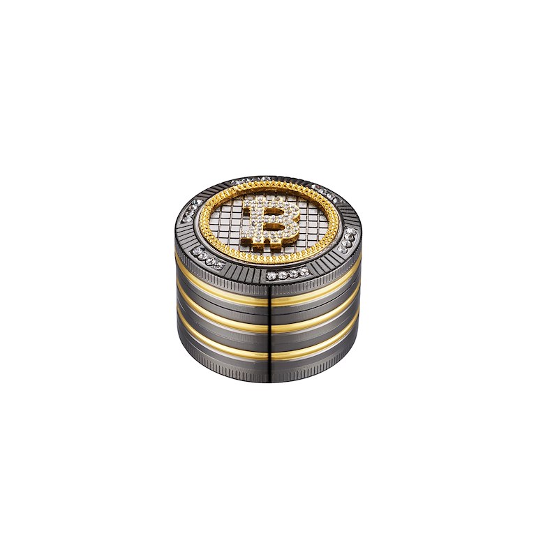 BITCOIN BLING BLING – metalna mrvilica 4 dela 50mm Champ High