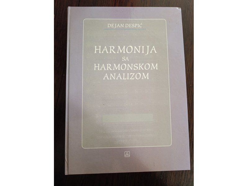 Harmonija sa harmonskom analizom - Dejan Despić