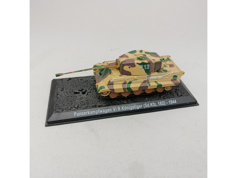 Tenk Tiger II Königstiger 1:72 Metalni model (Amercom)