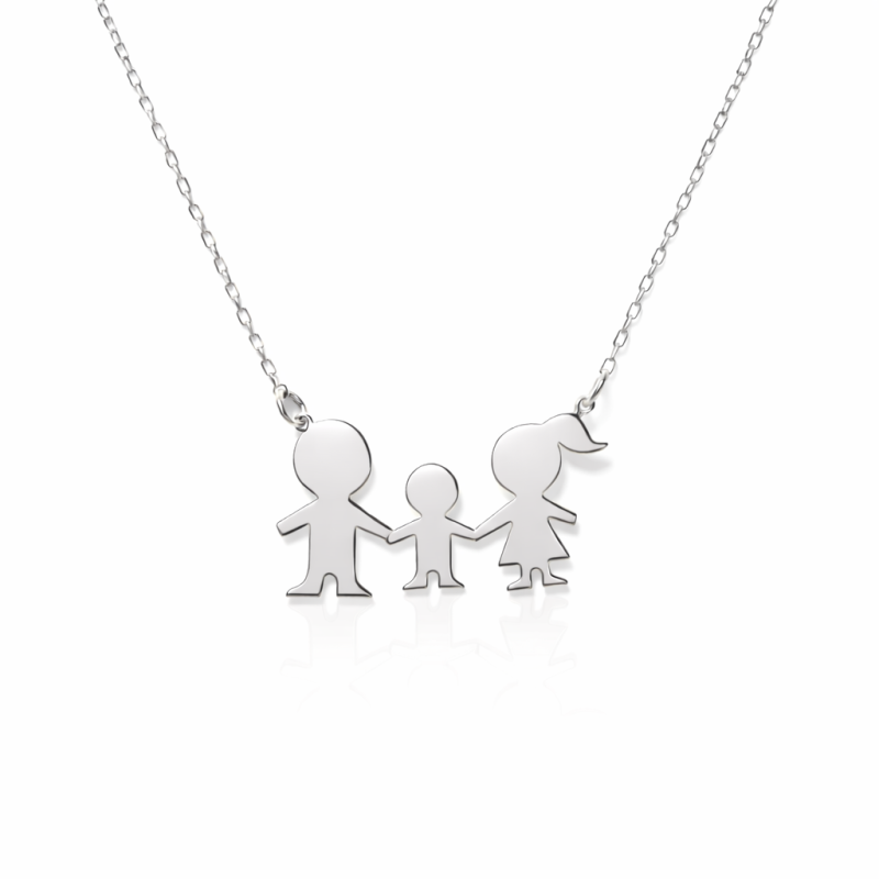 SILVER NECKLACE FAMILY