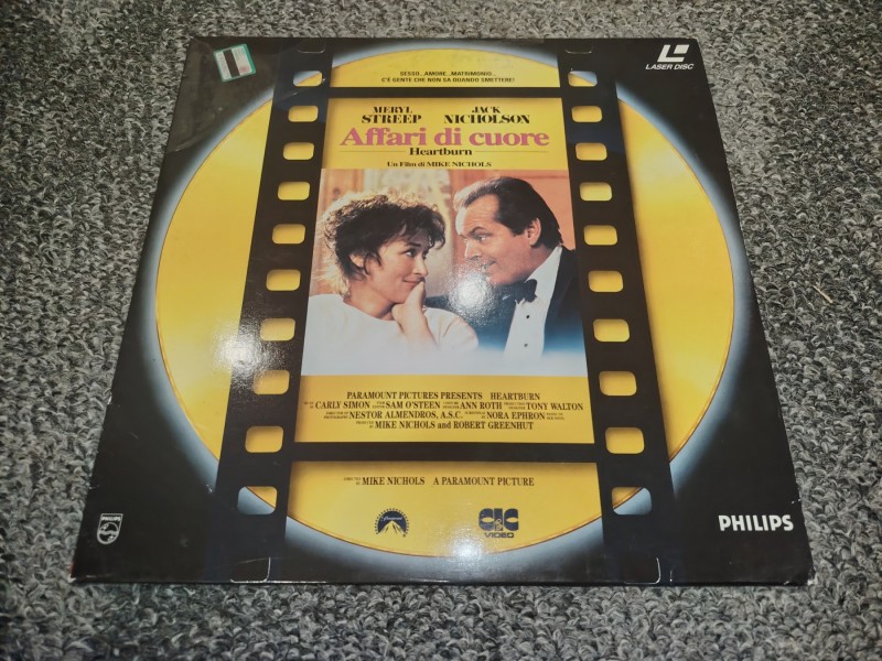 Jack Nicholson - Affari Di Cuore (Italy 12` LASERD