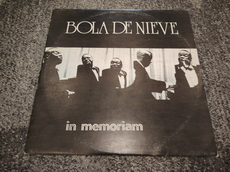Bola De Nieve - In Memoriam 2 (CUBA LP)