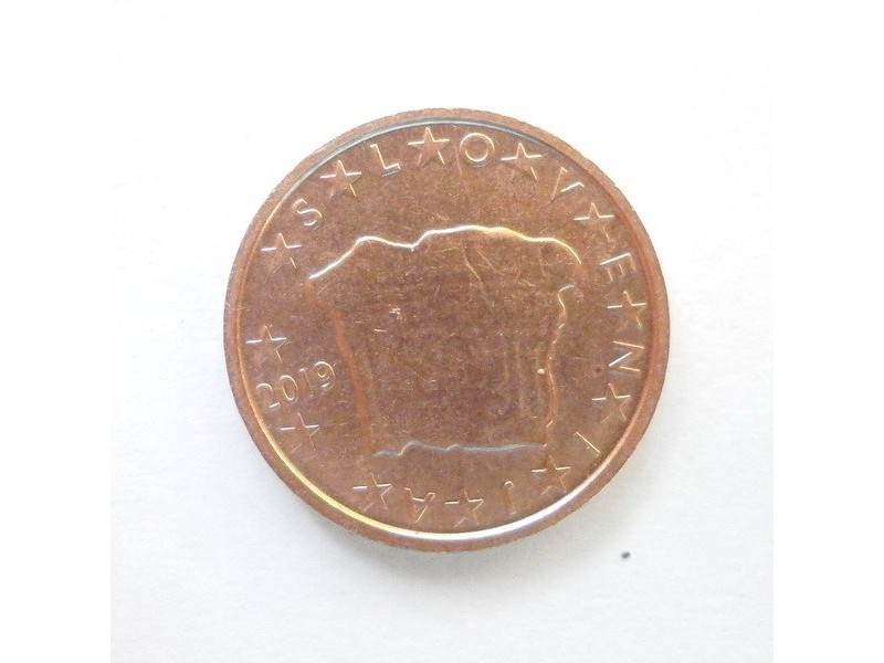 Slovenija 2 euro centa 2019