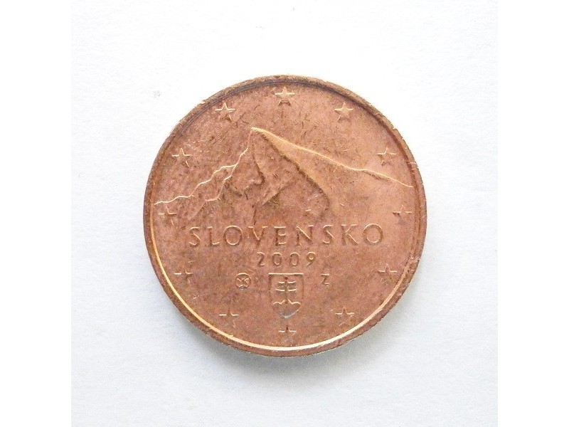 Slovačka 2 euro centa 2009