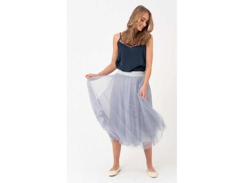 *PLEATED* organza skirt NOVO