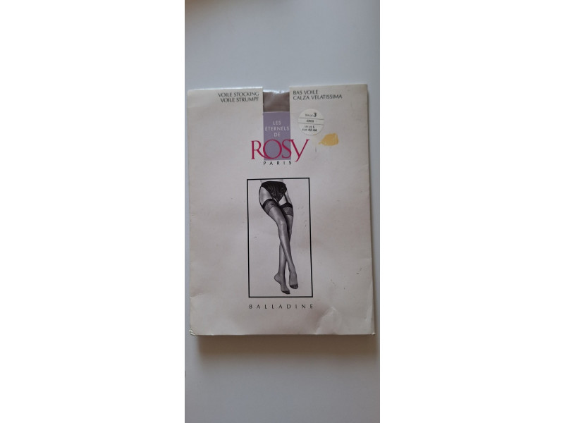 ROSY halter čarape,kao vintage 13den NOVO 2-3vel