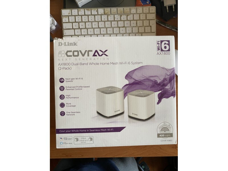 D-Link COVR AX1800 Wi-Fi 6 mesh sistem 2-pack
