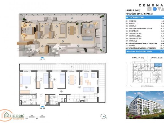 Gornji grad - Zemun - Novogradnja