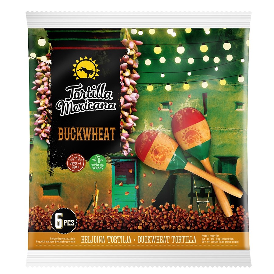 TORTILLA MEXICANA, 390g, Buckwheat
