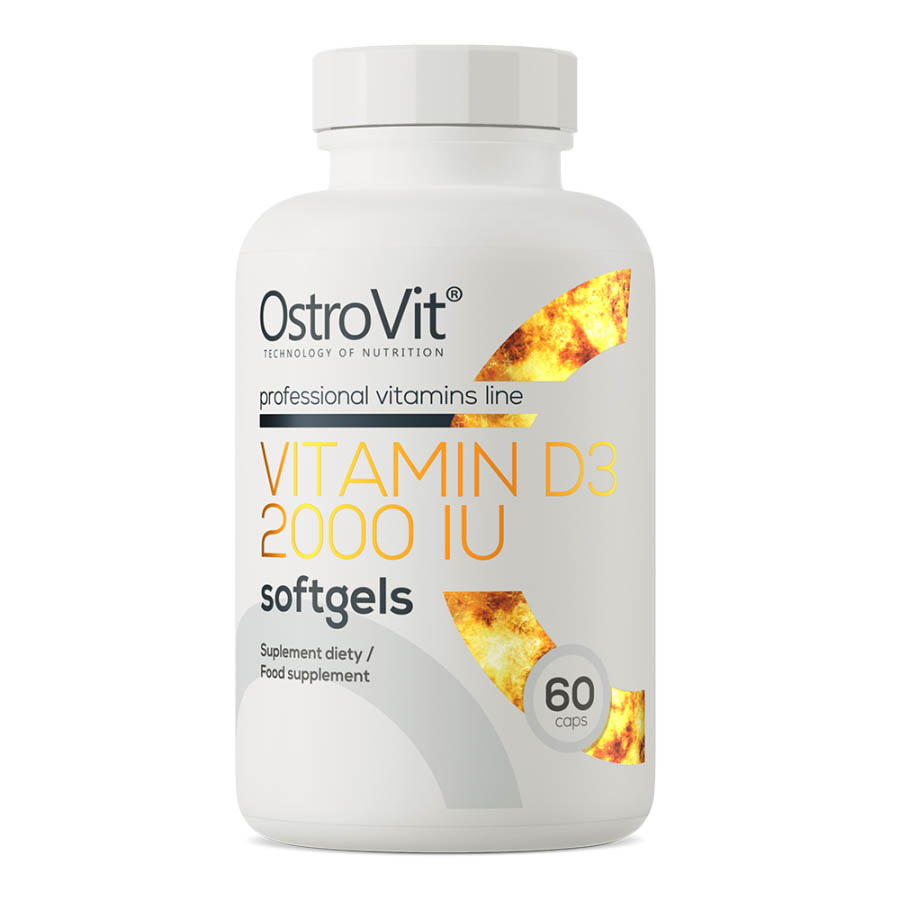 Ostrovit Vitamin D3, 2000IU softgels, 60 kaps