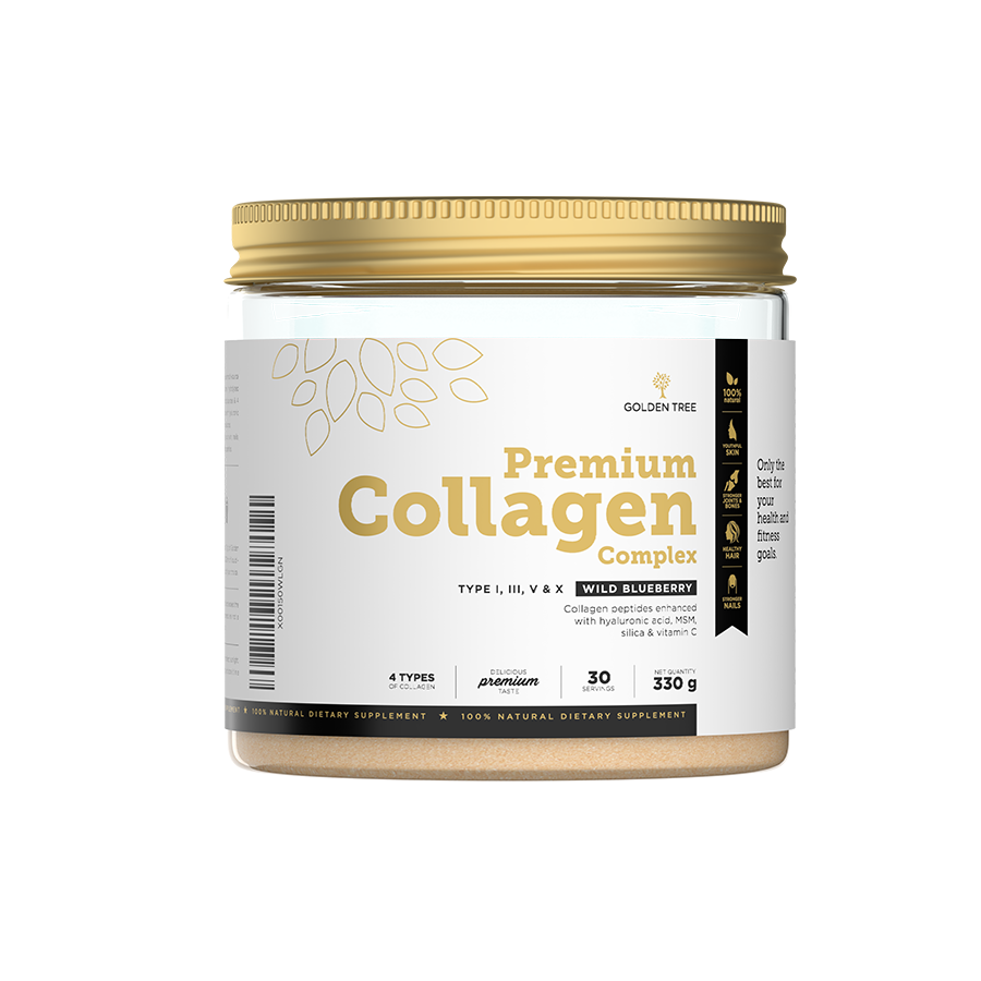 GOLDEN TREE PREMIUM COLLAGEN COMPLEX, 330g, Wild Blueberry