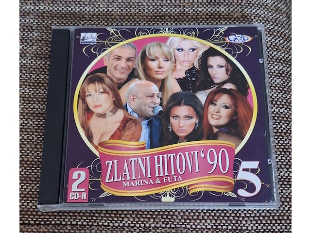 2CD-ZLATNI HITOVI 90-MARINA I FUTA NO:5-NEKORIŠĆENO