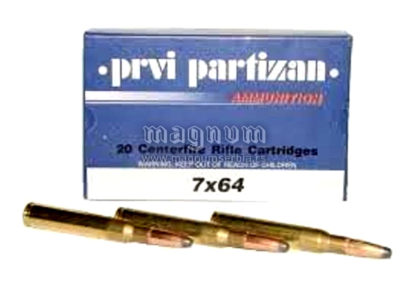 Karabinski metak PPU 7×64 SP 11.2gr