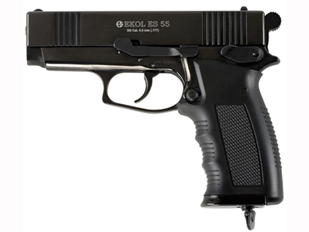 EKOL ES55 GUN BLACK 4,5MM