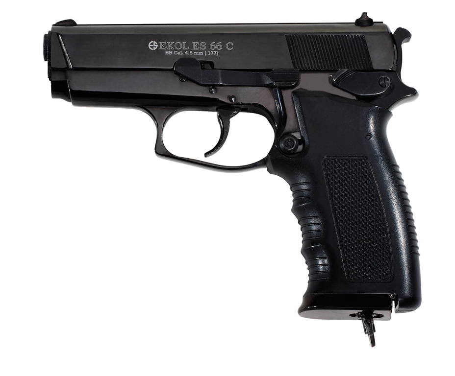 EKOL ES66 KOMPAKT GUN BLACK 4,5MM