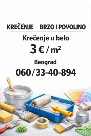 KREČENJE U BELO SA MATERIJALOM 3E