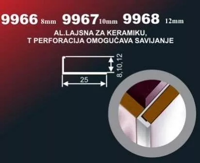 DOMIS 9967 L VRH STEP ZL 10MM