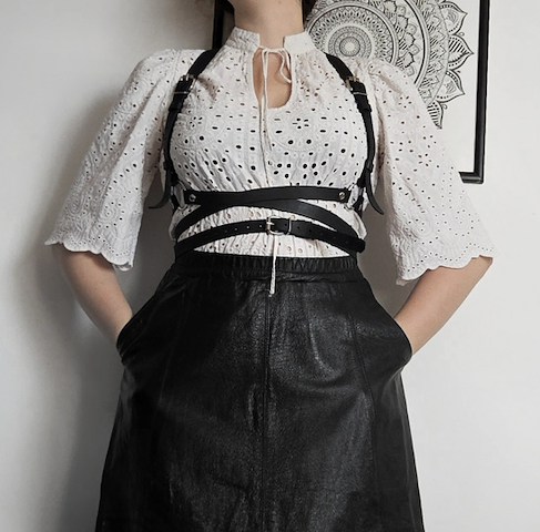 Victorian inspired bluza od kvalitetnog pamuka