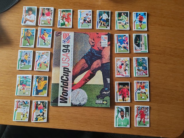 USA 94 UPPER DECK PRAZAN ALBUM I KOMPLETAN SET