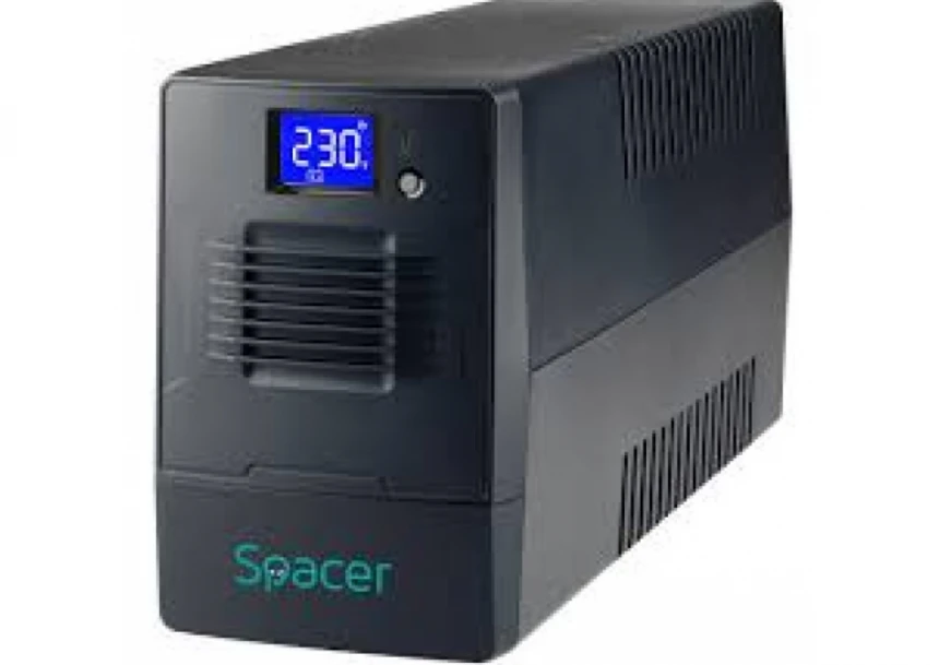 UPS Spacer Line SPUP-1000D-LIT01 1000VA/600W 4xšuko/USB/LAN