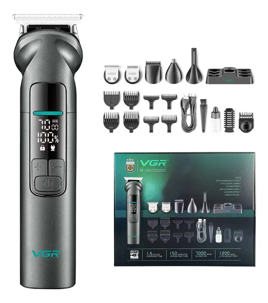 VGR V-096 IPX7 Grooming Kit 14u1