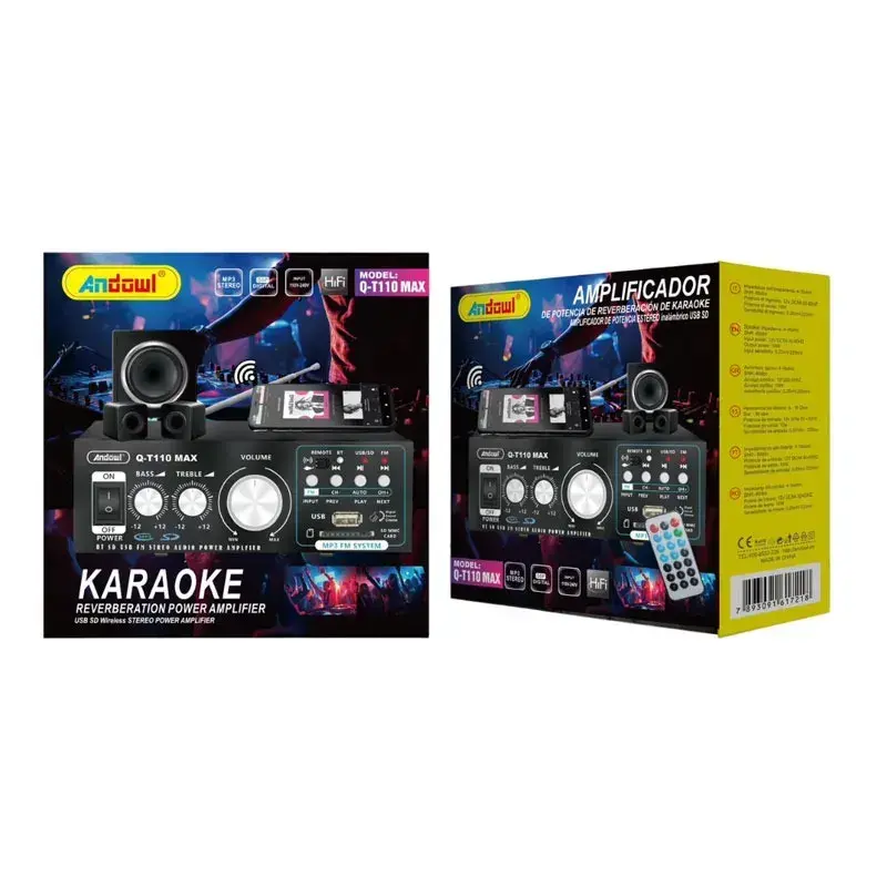 Andowl Q-T110 Max karaoke pojačalo zvuka