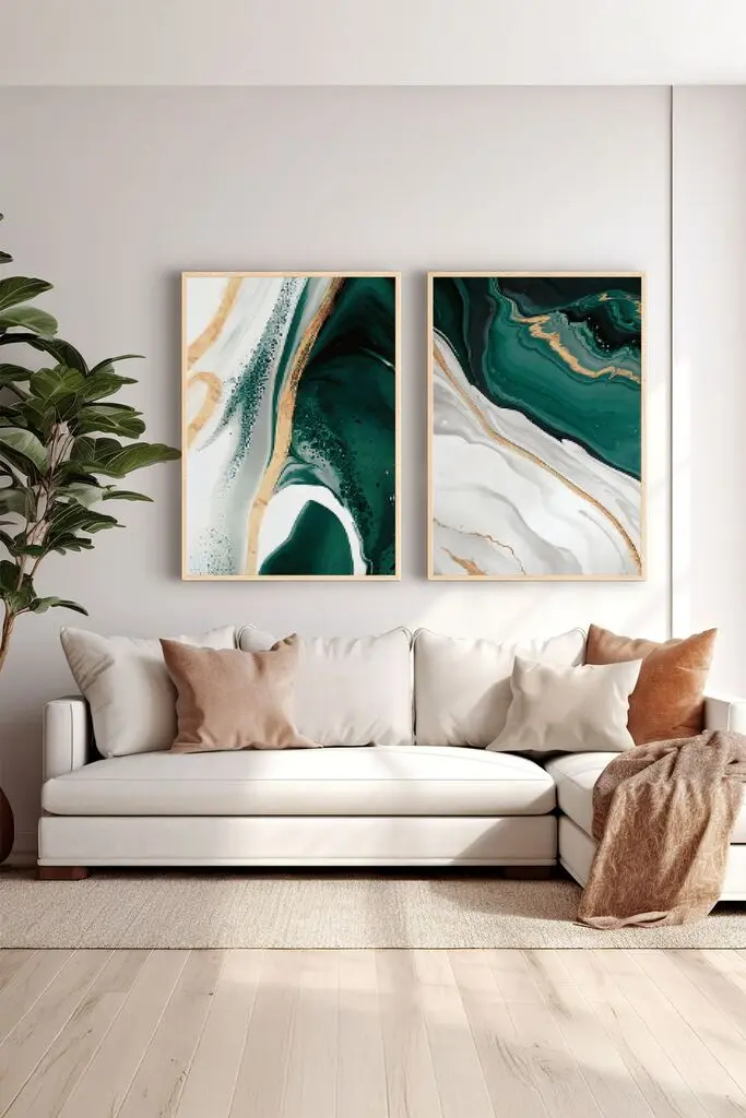 Wallity Uramljena slika Ersy2Limodel4, 33x48 cm, 2 dela