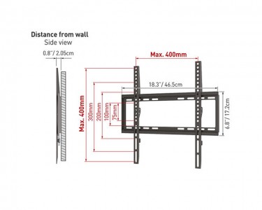 BARKAN E307.B LCD TV zidni nosač 13-65 inča