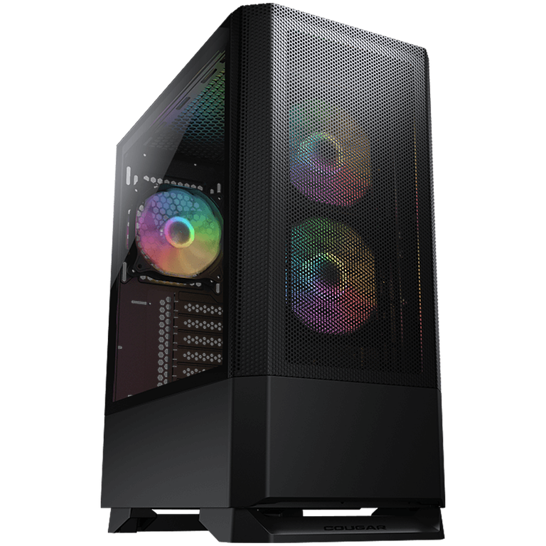 COUGAR MX430 Mesh RGB PC Case, Mid Tower, Black
