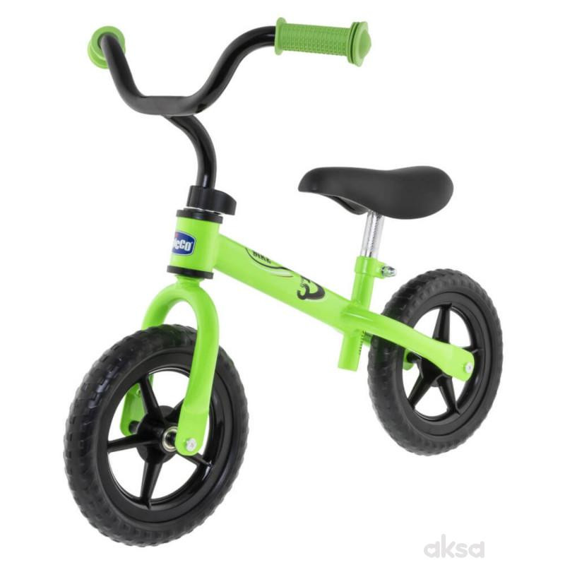Chicco balance bike, zeleni