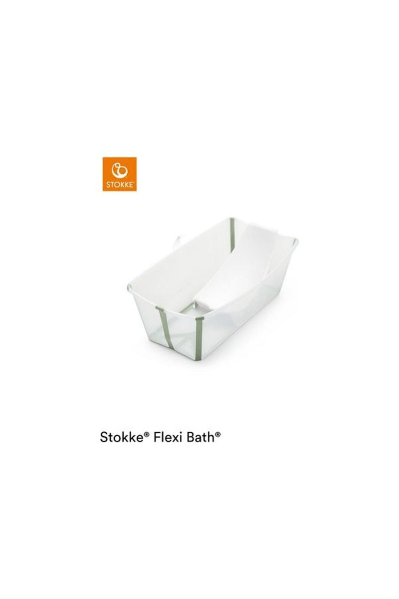 Stokke set kadica Flexi Bath Transparent Green