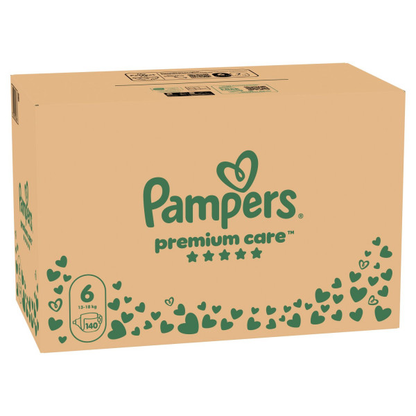 Pampers pelene Prem.Care monthly S6 13-18kg 140kom
