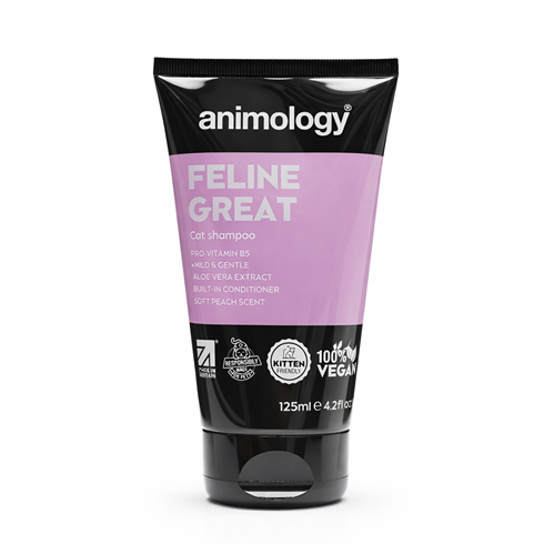 ANIMOLOGY GREAT CAT PEACH ŠAMPON ZA MAČKE 125ML – NEŽNA NEGA I SVEŽE KRZNO