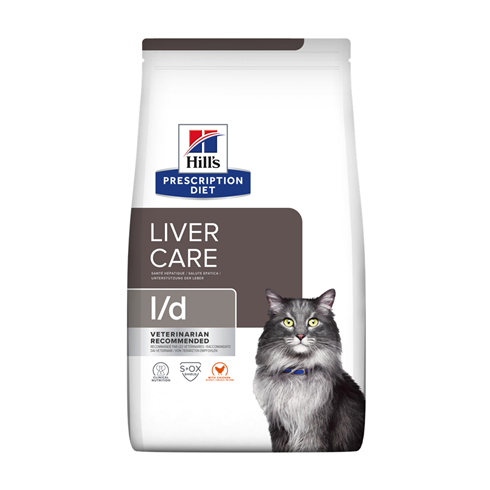 Hill’s Prescription Diet l/d Liver Care za mačke 1,5kg – podrška zdravlju jetre