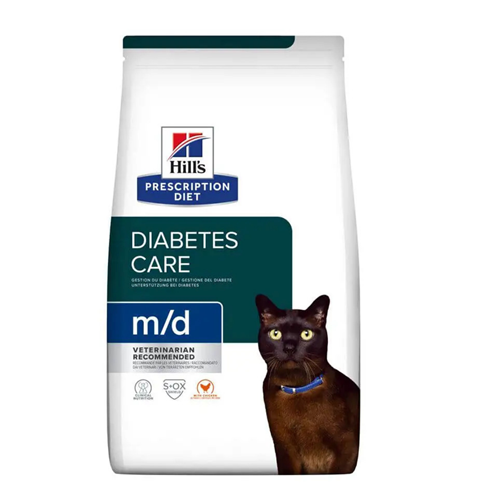 Hill’s Prescription Diet m/d Diabetes Care za mačke 1,5kg – podrška regulaciji glukoze
