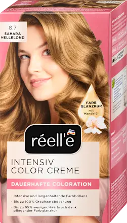 réell‘e
Intensiv color creme boja za kosu sahara svetlo plava 8.7, 110 ml