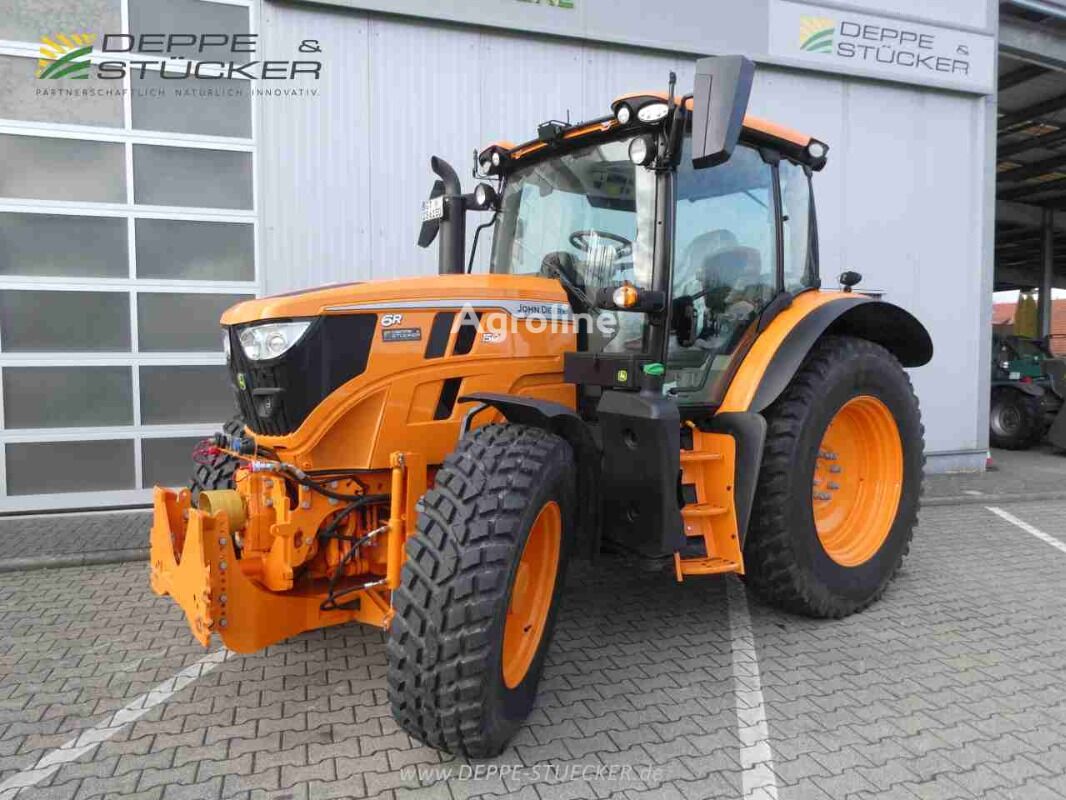 John Deere 6R 150 Kommunalorange traktor točkaš