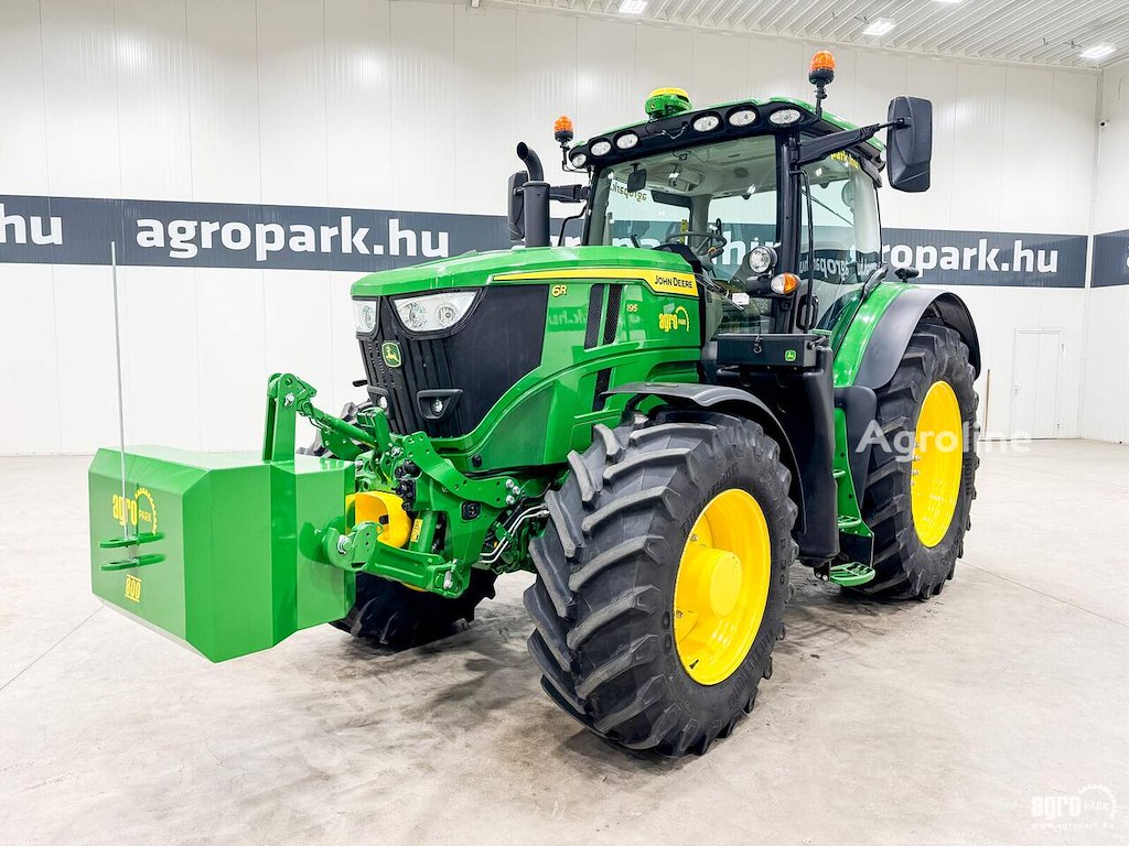 John Deere 6R 195 AutoPower IVT 50 km/h, front axle and cab suspension, SF7 traktor točkaš