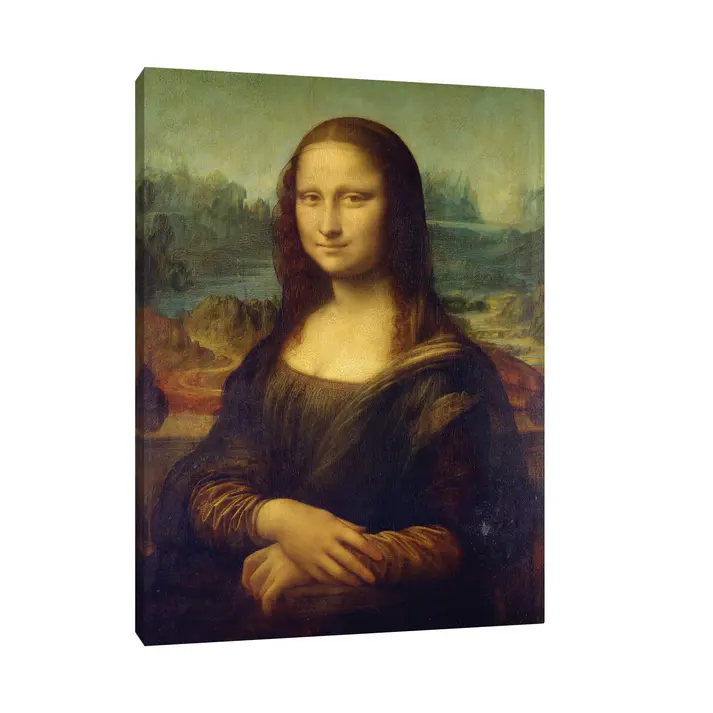 Canvas Slika na platnu Mona Lisa, Leonardo da Vinci, Bez rama, 30 x 40 cm