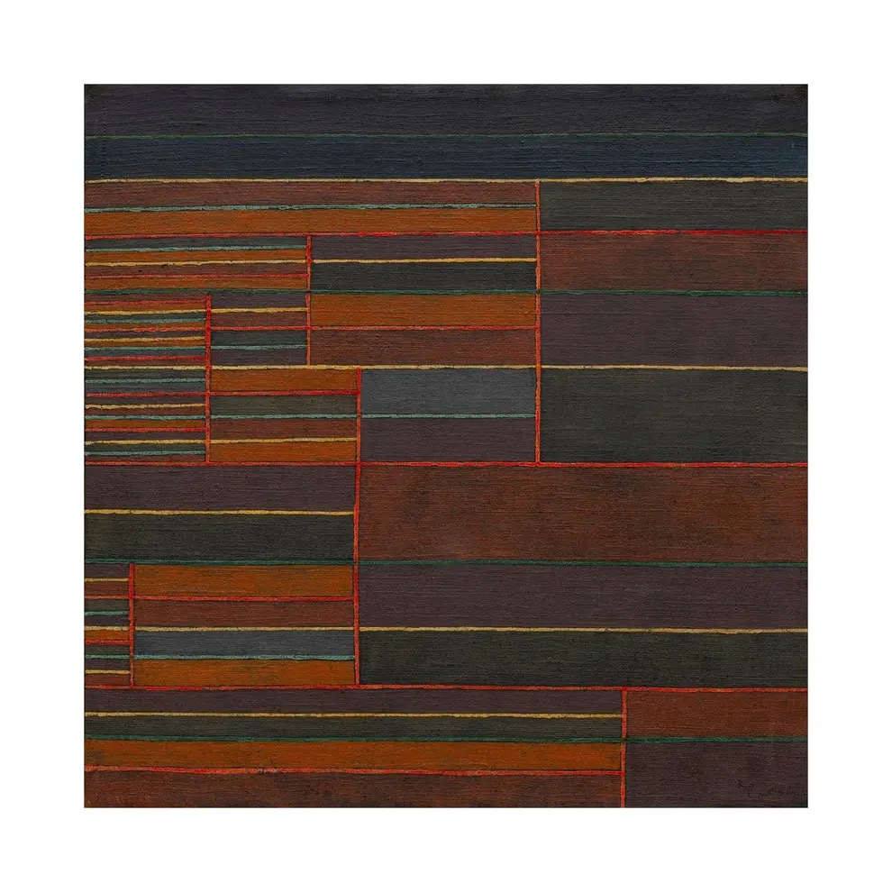 Canvas Slika na platnu In the Current Six Thresholds, Paul Klee, 50 x 50 cm