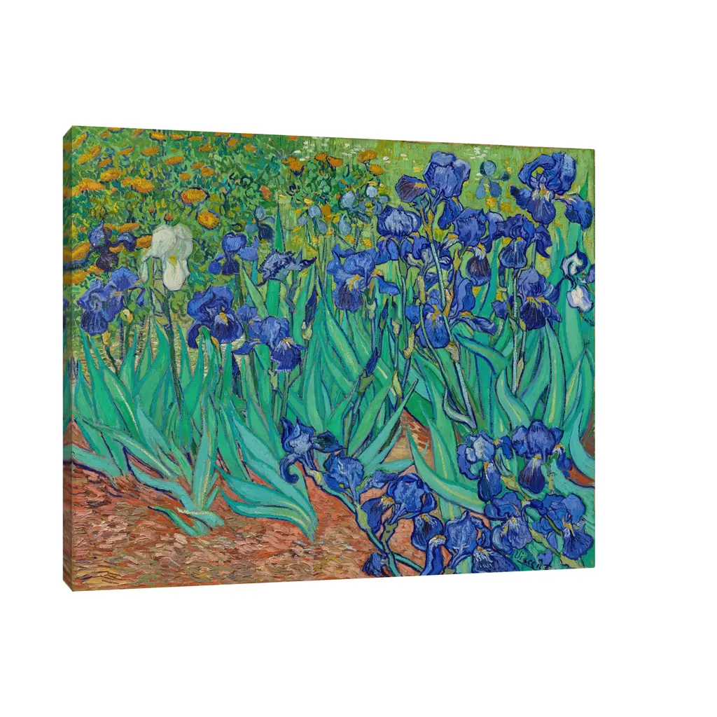 Canvas Slika na platnu Irises, Vincent van Gogh, Bez rama, 50x40cm