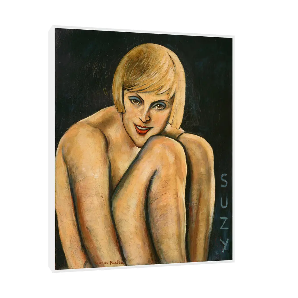 Canvas Slika na platnu Suzy, Francis Picabia, 30x40cm, Sa ramom, Beli