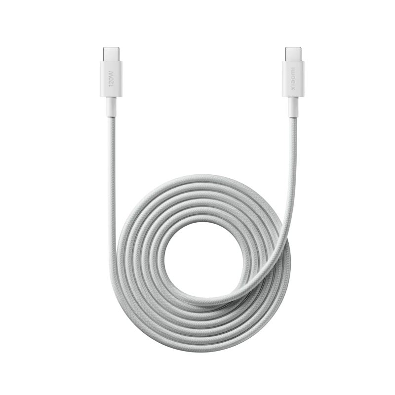Xiaomi pleteni kabl USB-C na USB-C 120W, 2m, Beli
