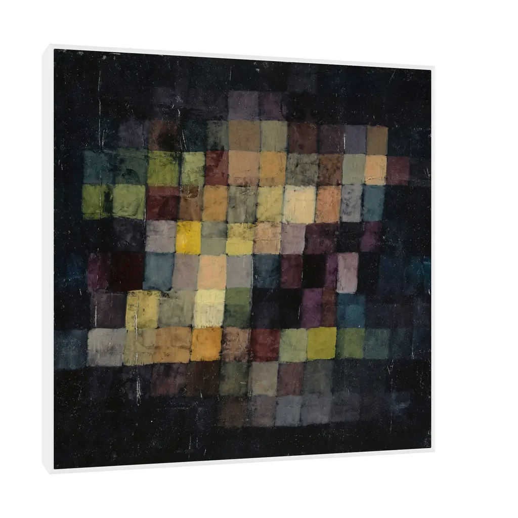 Canvas Slika na platnu Old sound, Paul Klee 30x30cm, Sa ramom, Beli