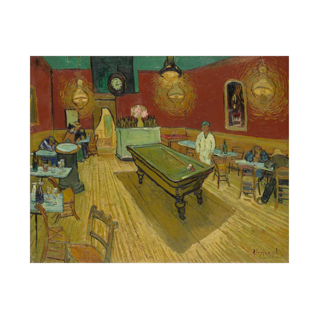 Canvas Slika na platnu Le café de nuit, Vincent van Gogh, 75x60cm
