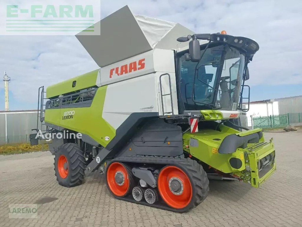 Claas lexion 8700 tt terratrac + v 1080 kombajn za žito