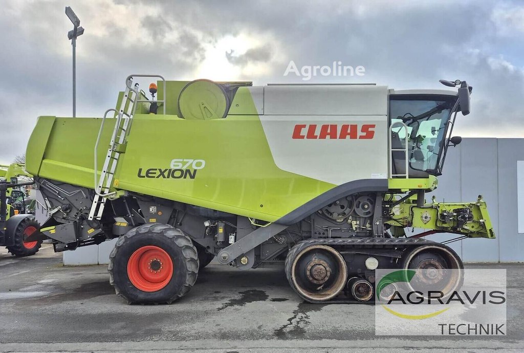 Claas Lexion 670 Terra Trac kombajn za žito