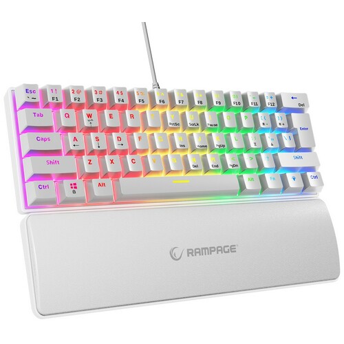 RAMPAGE SET 3U1 Mehanicka Tastatura + Mis + RGB Podloga