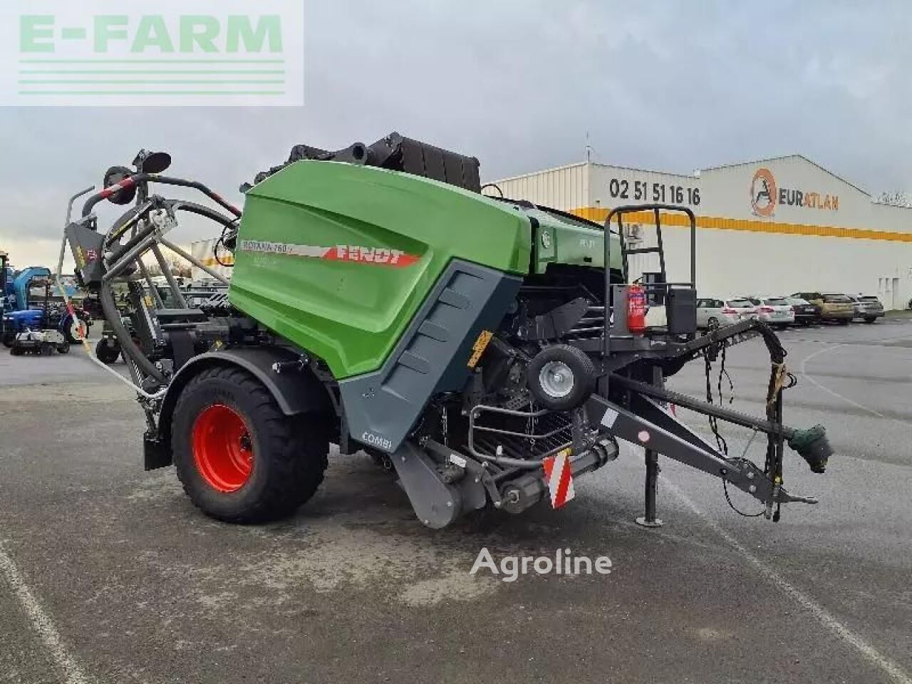 Fendt rotana 160v balirka za četvrtaste bale